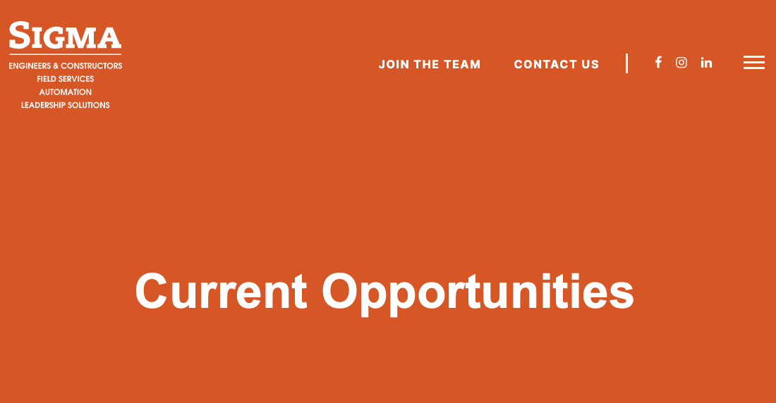 Job Listings - Sigma Engineers and Constructors Jobs